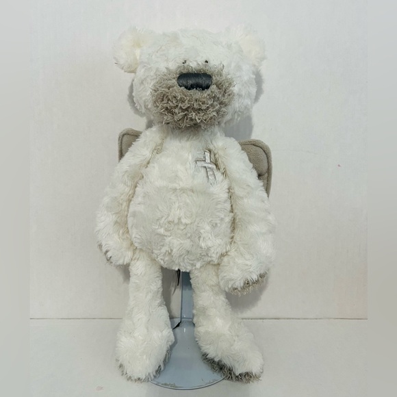 Demdaco | Toys | Demdaco Bear With Angel Wings Cross Plush | Poshmark